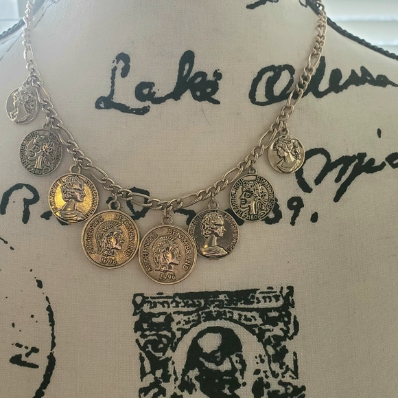 Jewelry | Vintage Gold Coin Necklace | Poshmark